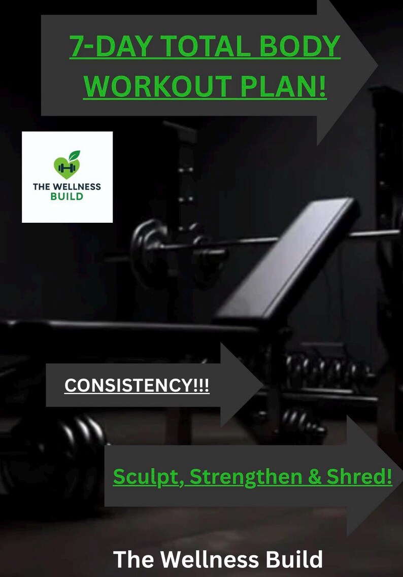 7-day Home & Gym Workout Plan | Beginner to Advanced (digital Fitness ...