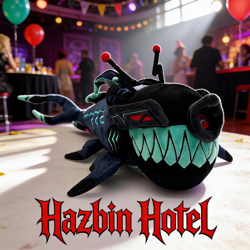 Hazbin Hotel Shock.wav Plush Doll, PREORDER - Etsy UK
