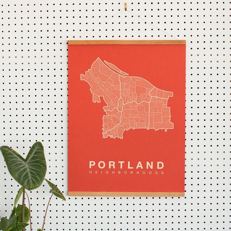 Portland Map - Etsy