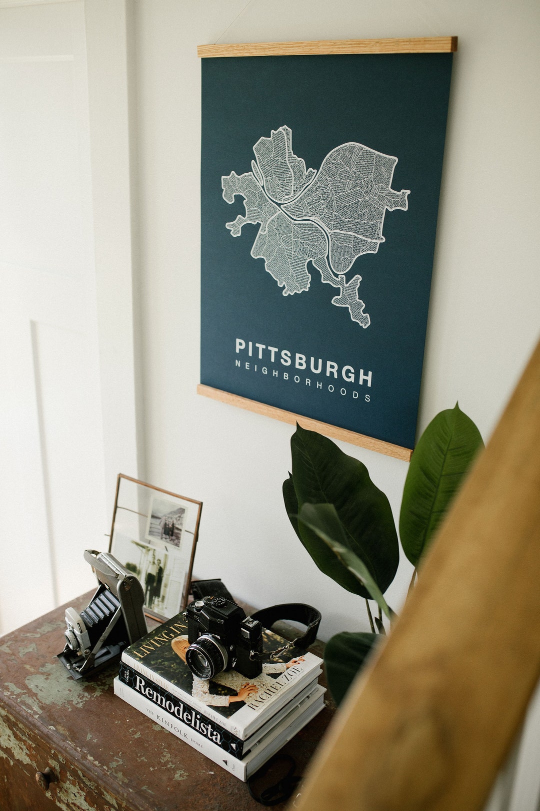 PITTSBURGH City Map Art, Home Office Wall Decor, Minimalist City Art ...