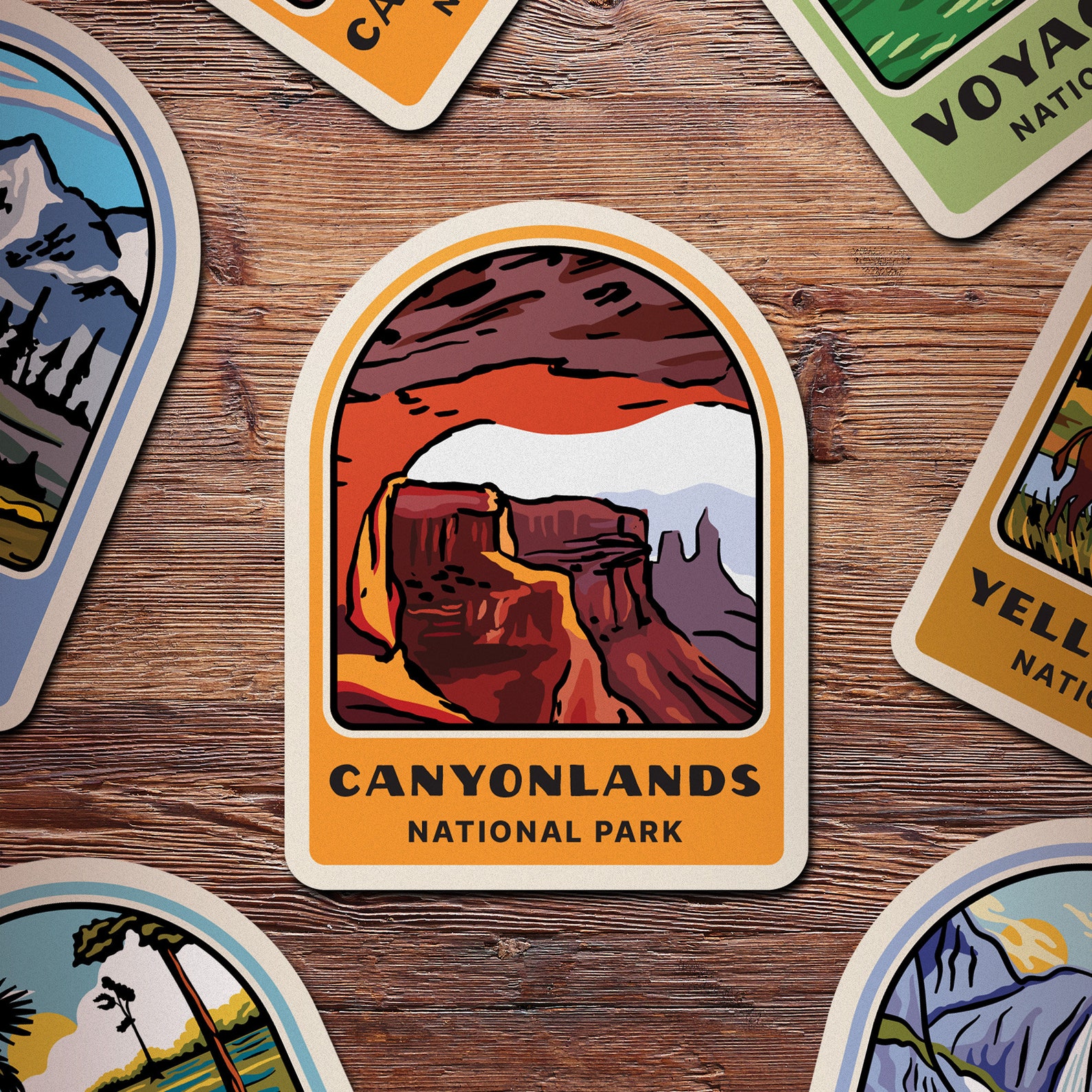 Canyonlands National Park Bumper Sticker, Travel Stickers for Car, Utah ...