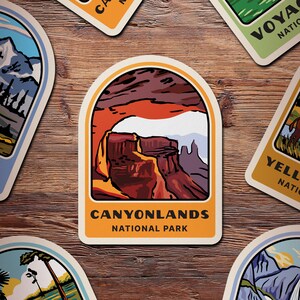 Canyonlands National Park Bumper Sticker, Travel Stickers for Car, Utah ...