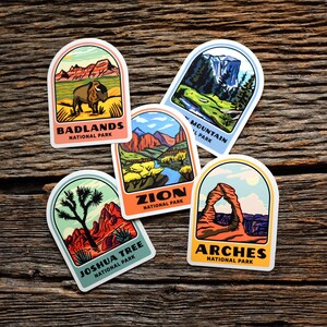 Badlands National Park Bumper Sticker Travel Stickers for - Etsy