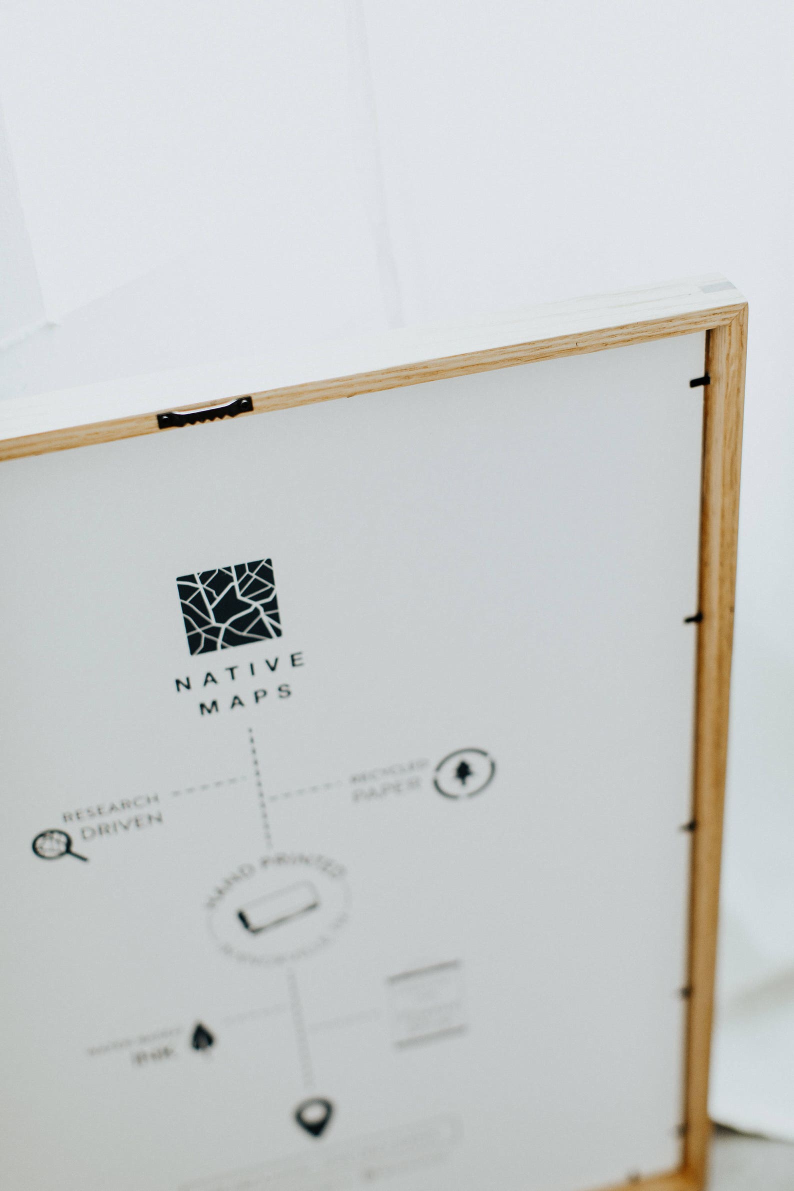 Handmade Wood Gallery Frame. Solid Wood Frame for Poster - Etsy