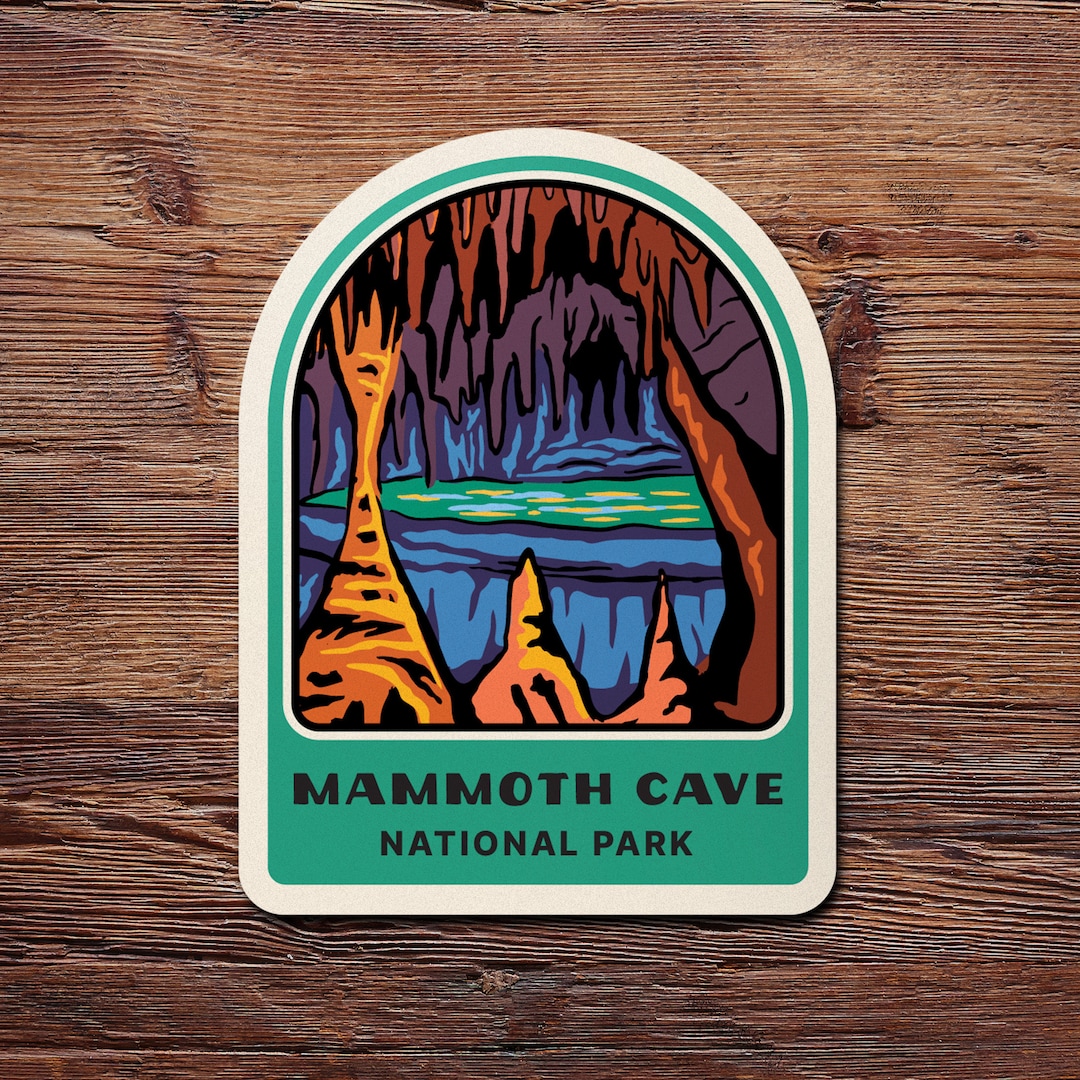 Sticker pour pare-chocs Mammoth Cave National Park, Stickers de voyage ...
