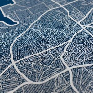 FORT WORTH Minimalist Wall Art Fort Worth Neighborhood Map - Etsy