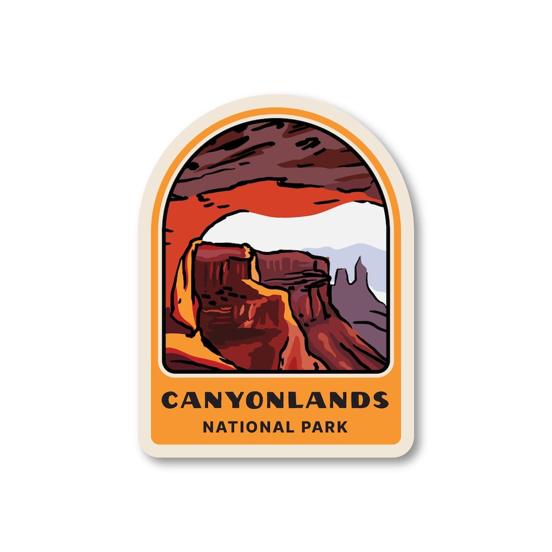 Canyonlands National Park Bumper Sticker, Travel Stickers for Car, Utah ...