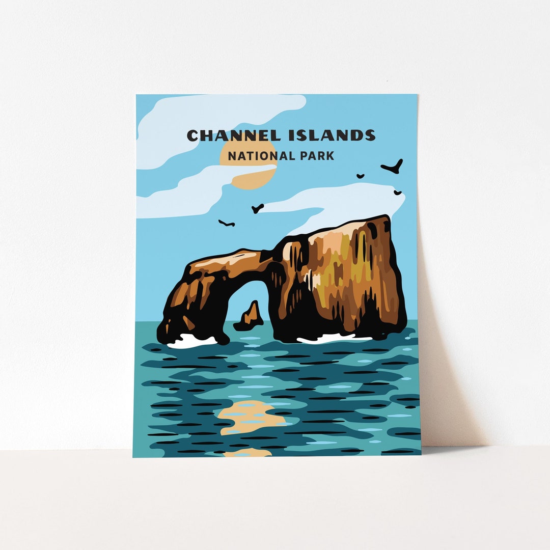 Channel Islands National Park Print, Vintage WPA Travel Poster ...