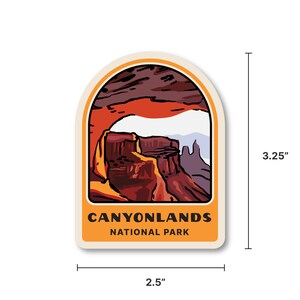 Canyonlands National Park Bumper Sticker, Travel Stickers for Car, Utah ...