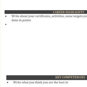 ATS CV Resume Professional Template | Editable Modern | ATS Friendly ...