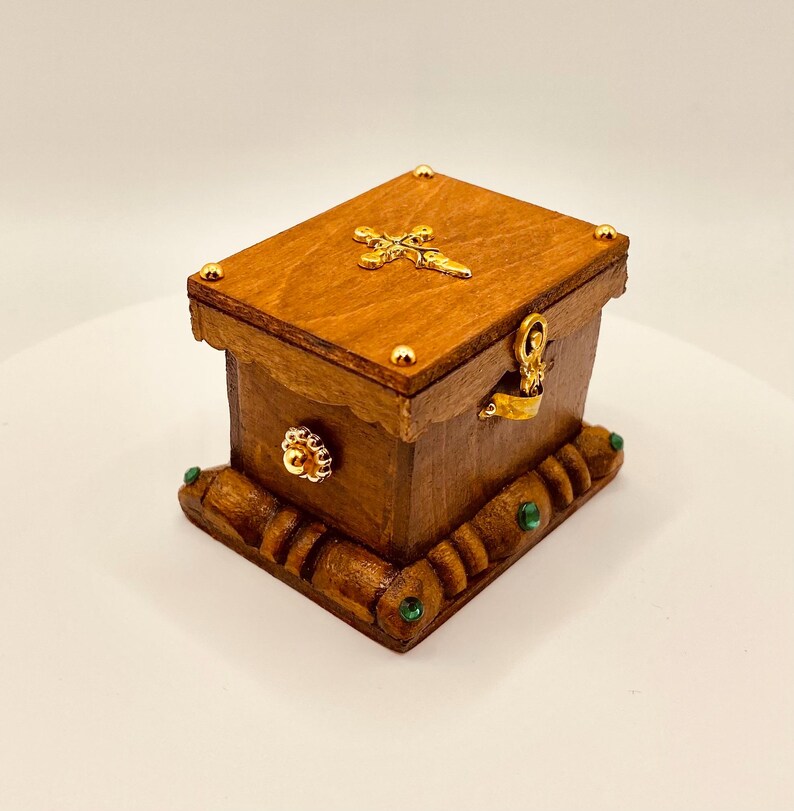 Miniature Exorcism Kit Dollhouse Scale – Haunted Dybbuk Box Style, Holy ...