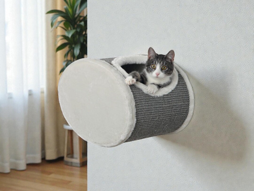 Wall Mounted Cat Bed | Cat Cave Sleeping Place | Cat Wall Furniture ...