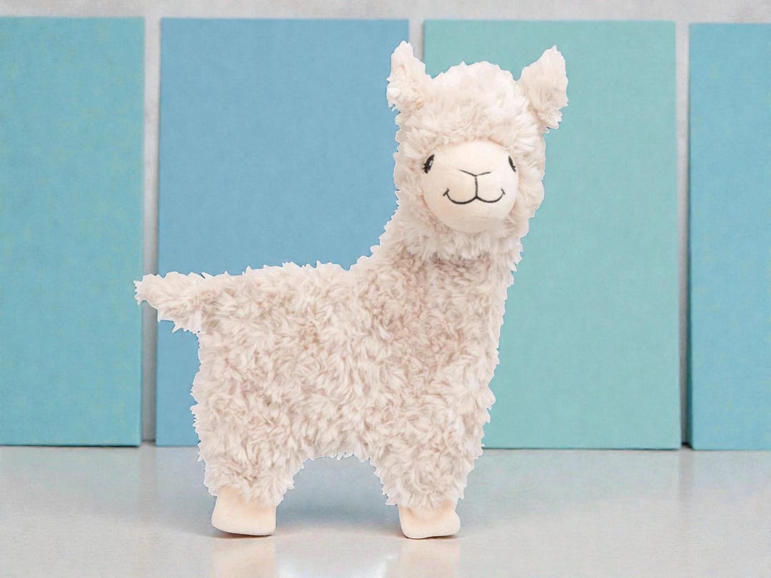 Plush Llama Toy With Crinkle Sound for Dogs | 40cm Stress Relief Chew ...