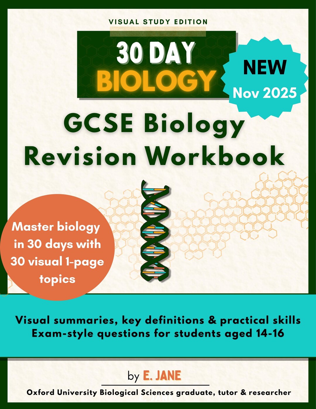 30 Day Biology | Biology GCSE Workbook & Exam Practice 2025-2026 | AQA ...