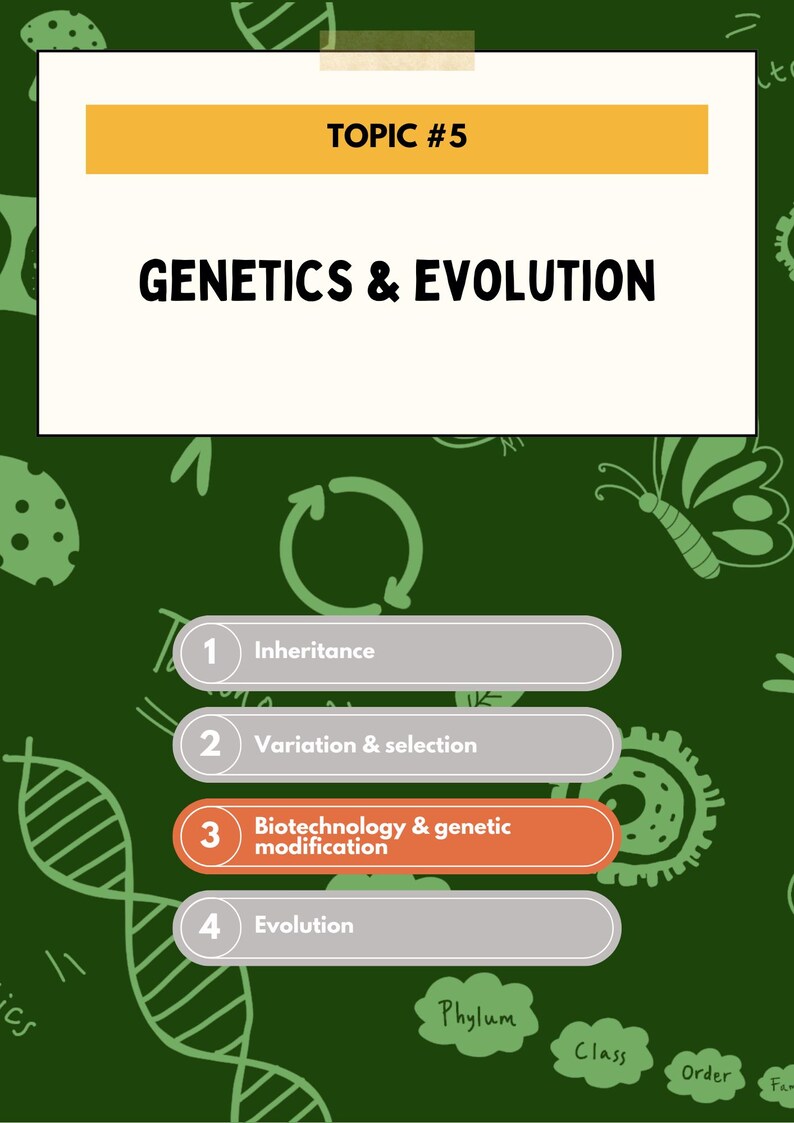 Biology Study Notes | Biotechnology & Genetic Modification | GCSE ...