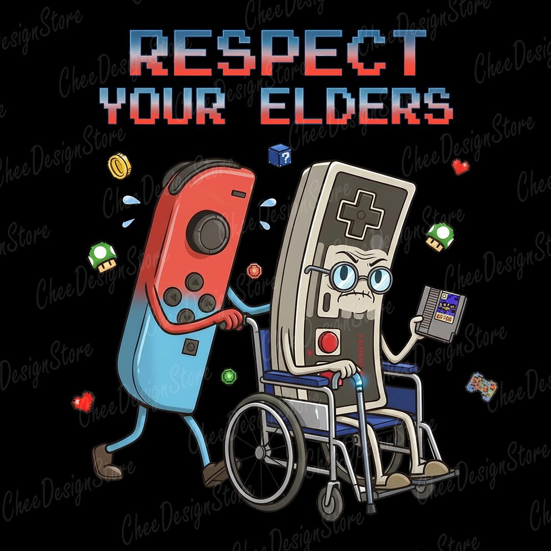 Respect Your Elders Gaming Control Png, Digital File Download - Etsy