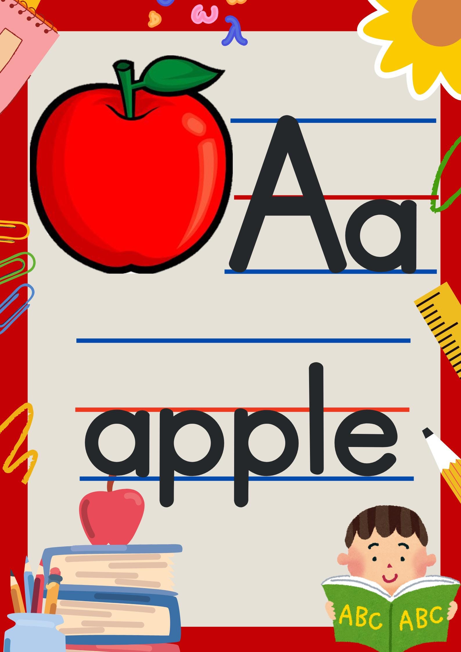 ABC Picture Cards for Early Learners - Etsy