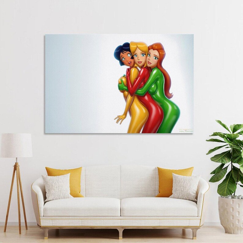 Totally Spies - Le Nouveau Jerrys Posters Wall Art Painting Canvas Gift ...