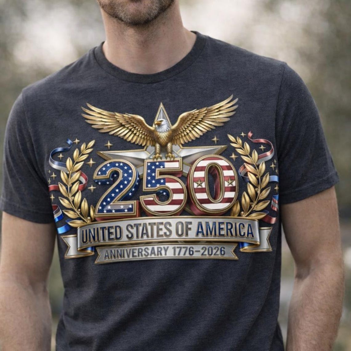USA 250th Anniversary PNG, 1776-2026, America 250 Emblem ...