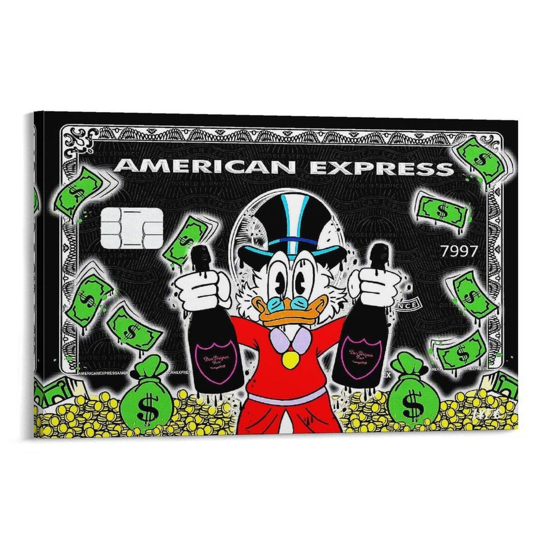 Doodle Monopoly Millionaire Money Poster Cool Artworks Painting Wall ...
