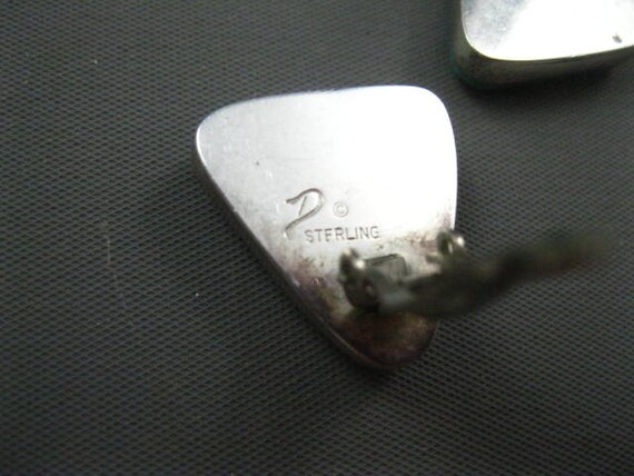 Vintage Navajo Joe Delgarito Triangle Sterling Natura… - Gem