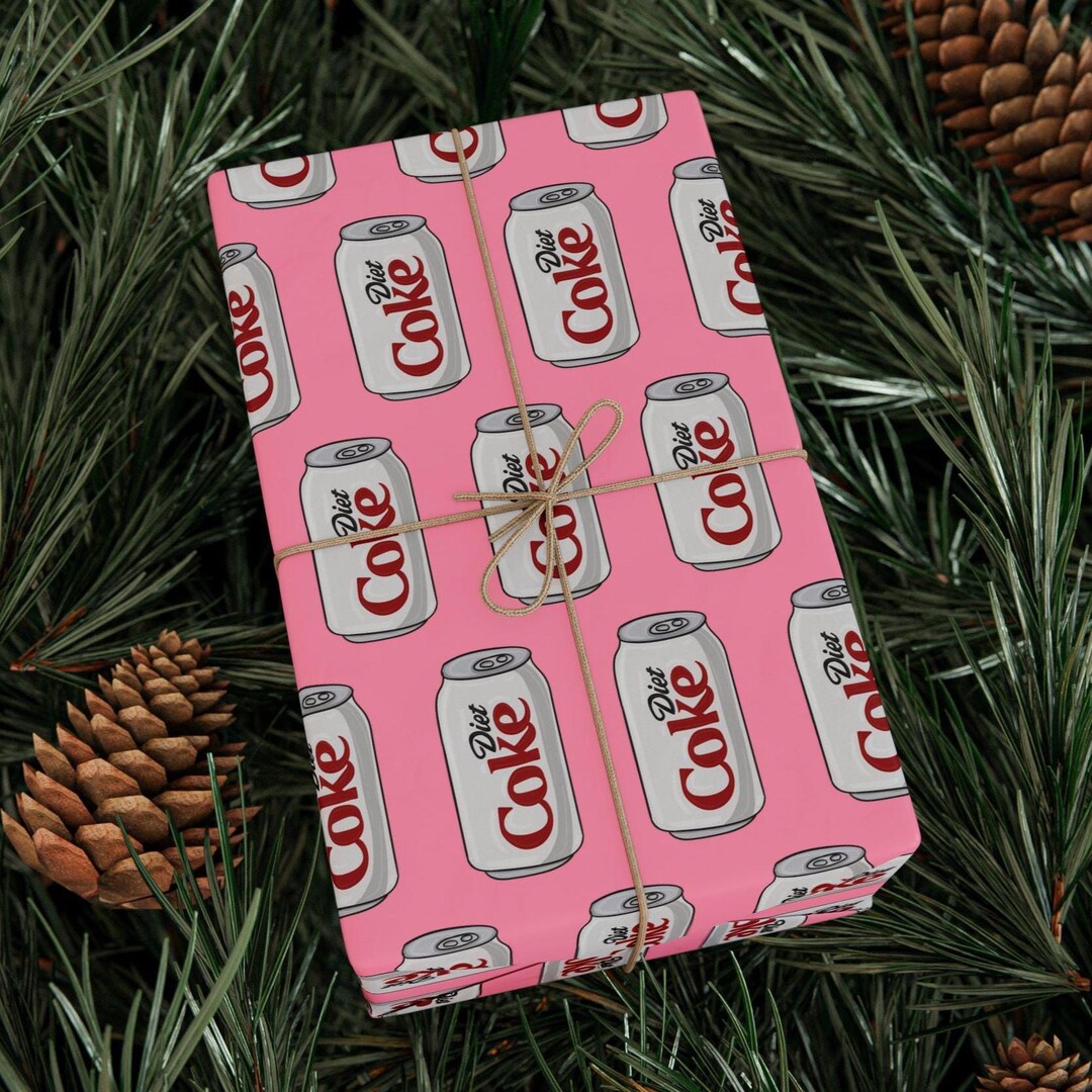 Diet Coke Wrapping Paper | Fun and Quirky Classic Diet Coke Soda Can ...