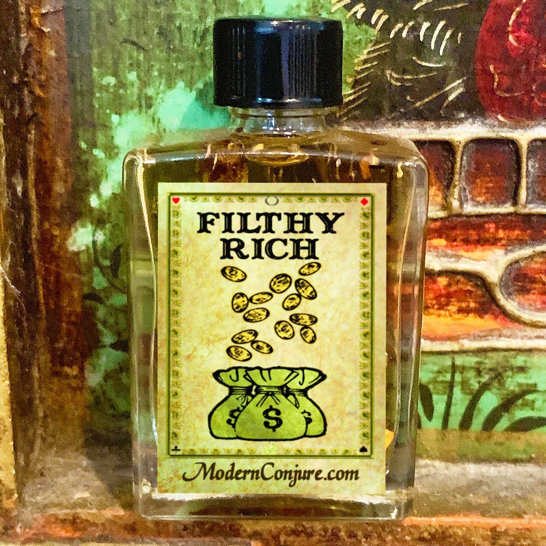 Filthy Rich Conjure Oil - Etsy