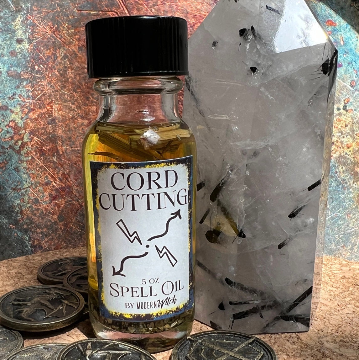Modern Witch, Cord Cutting Spell Oil - Etsy