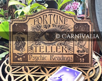 Fortune Teller Sign - Etsy