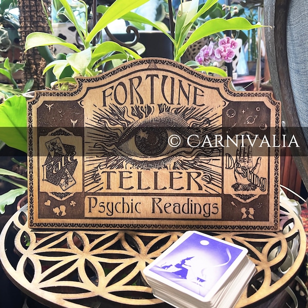 Fortune Teller Sign - Etsy