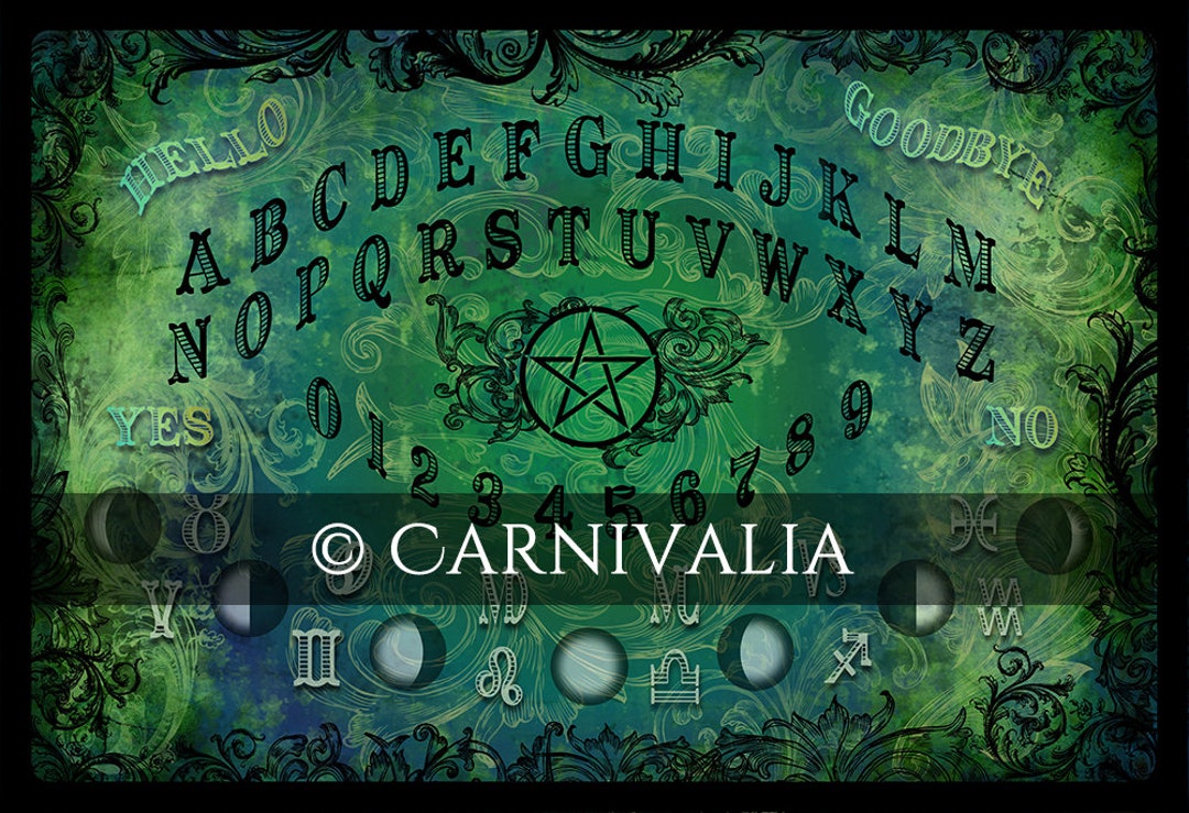 Modern Witch Ouija Style Talking-board, Spiritboard, Witchboard, in ...