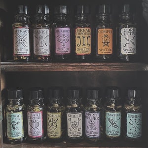 Modern Witch, Cord Cutting Spell Oil - Etsy