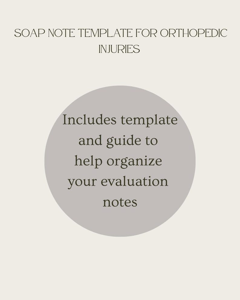 SOAP Note Guide and Template - Etsy UK