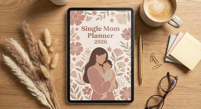 2026 Single Mom Planner Printable | Daily Weekly Schedule | Budget ...