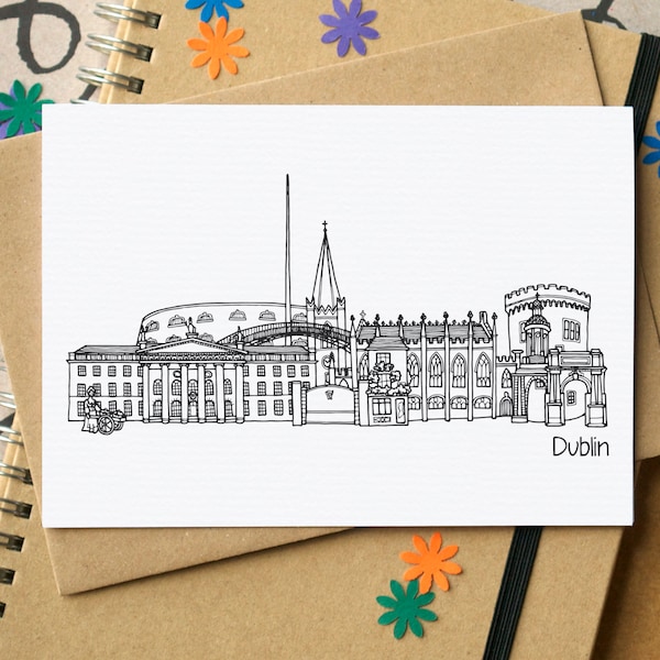 Dublin Skyline - Etsy
