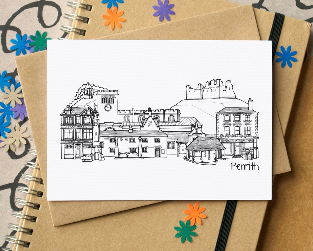 Penrith Skyline Greetings Card - Etsy