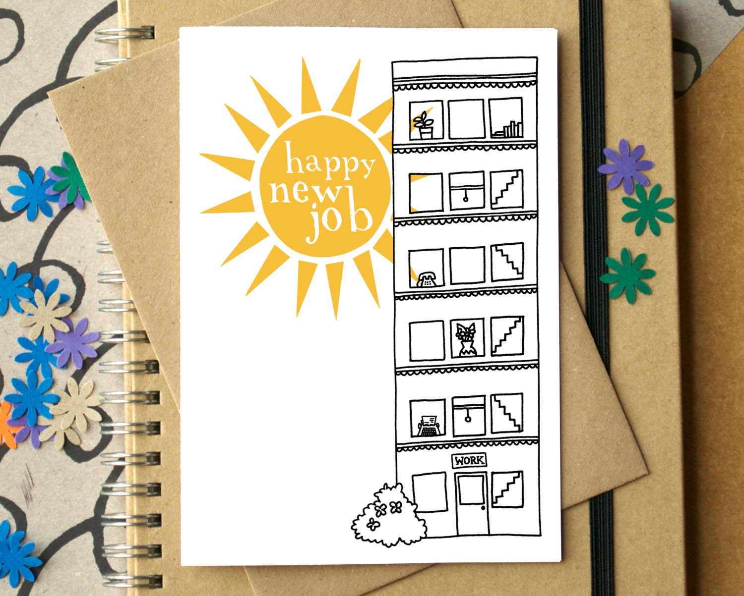 Simple New Job Card - Etsy