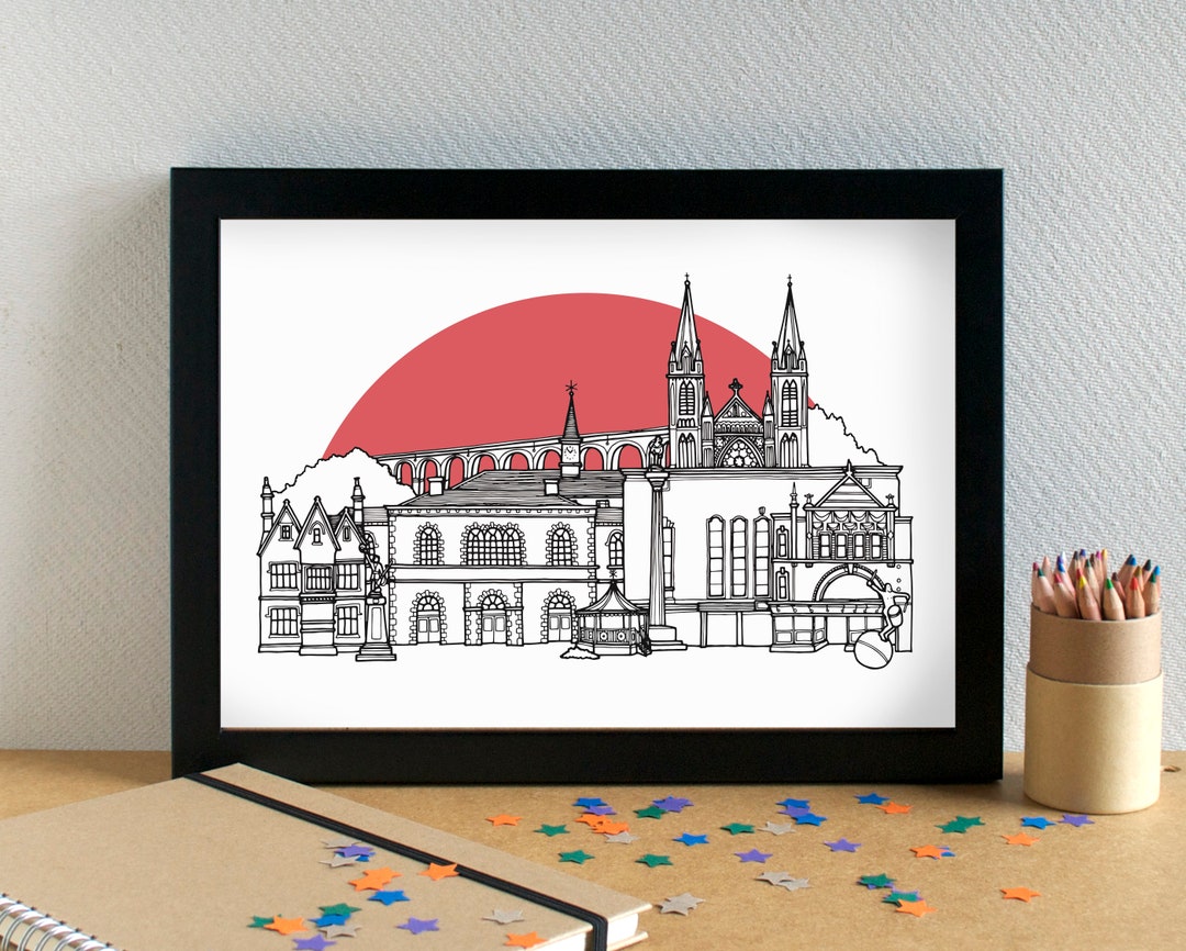 Truro Skyline Art Print - Etsy
