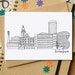 Basingstoke Skyline Art Print - Etsy