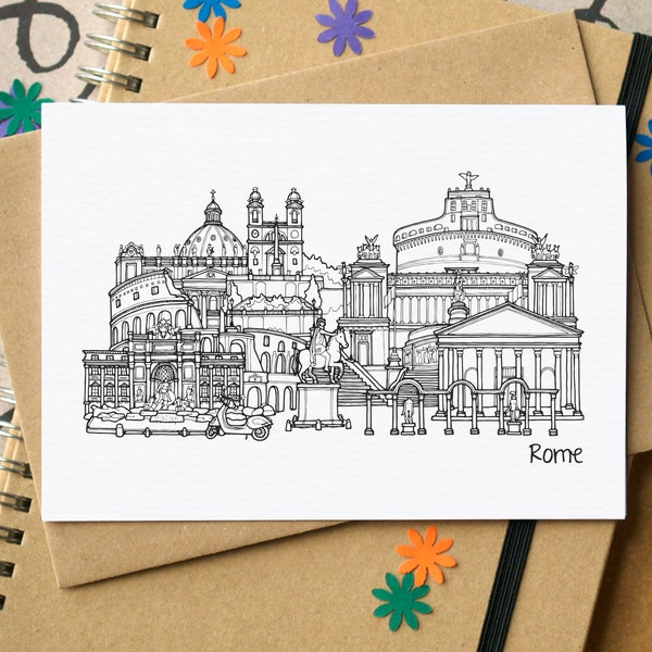 Rome Birthday Card - Etsy