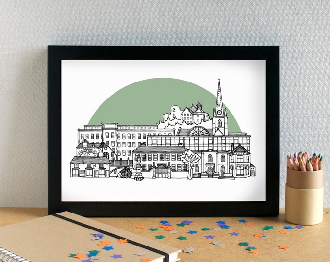 Tea Towel Cumbrian Dialect Numbers - Etsy