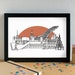 Basingstoke Skyline Art Print - Etsy