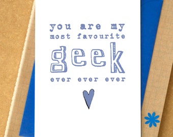 Geek Card | Etsy