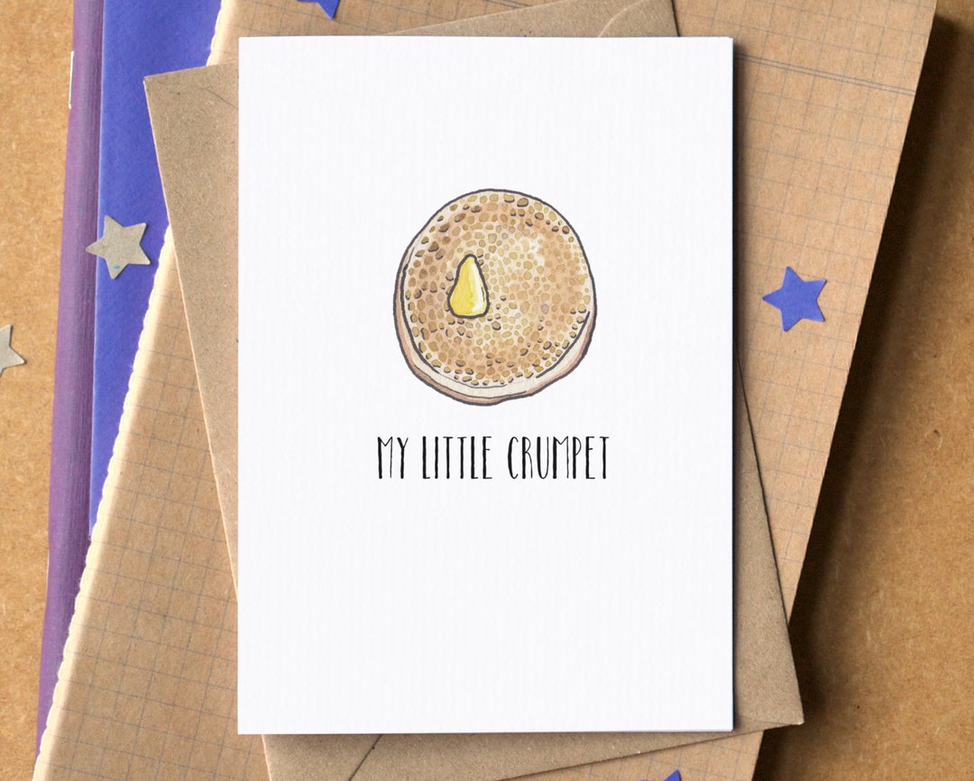 Funny "my Little Crumpet" Valentine's Card - Etsy