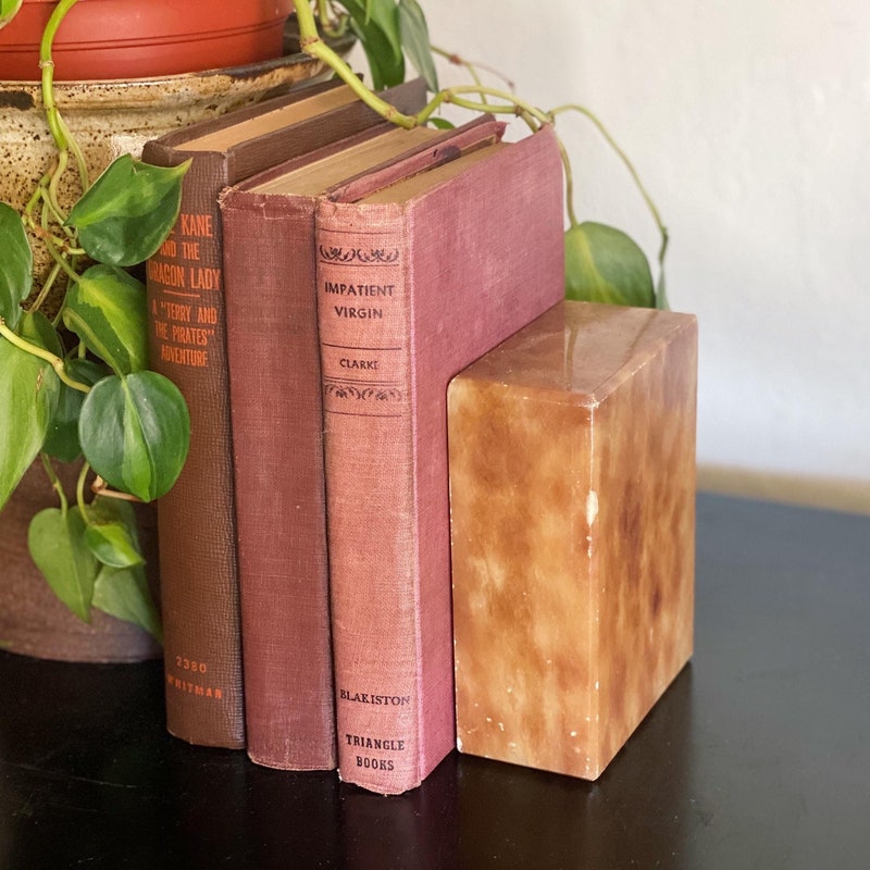 Marble Bookends - Etsy