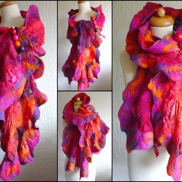 Nuno Felt Scarf - Etsy
