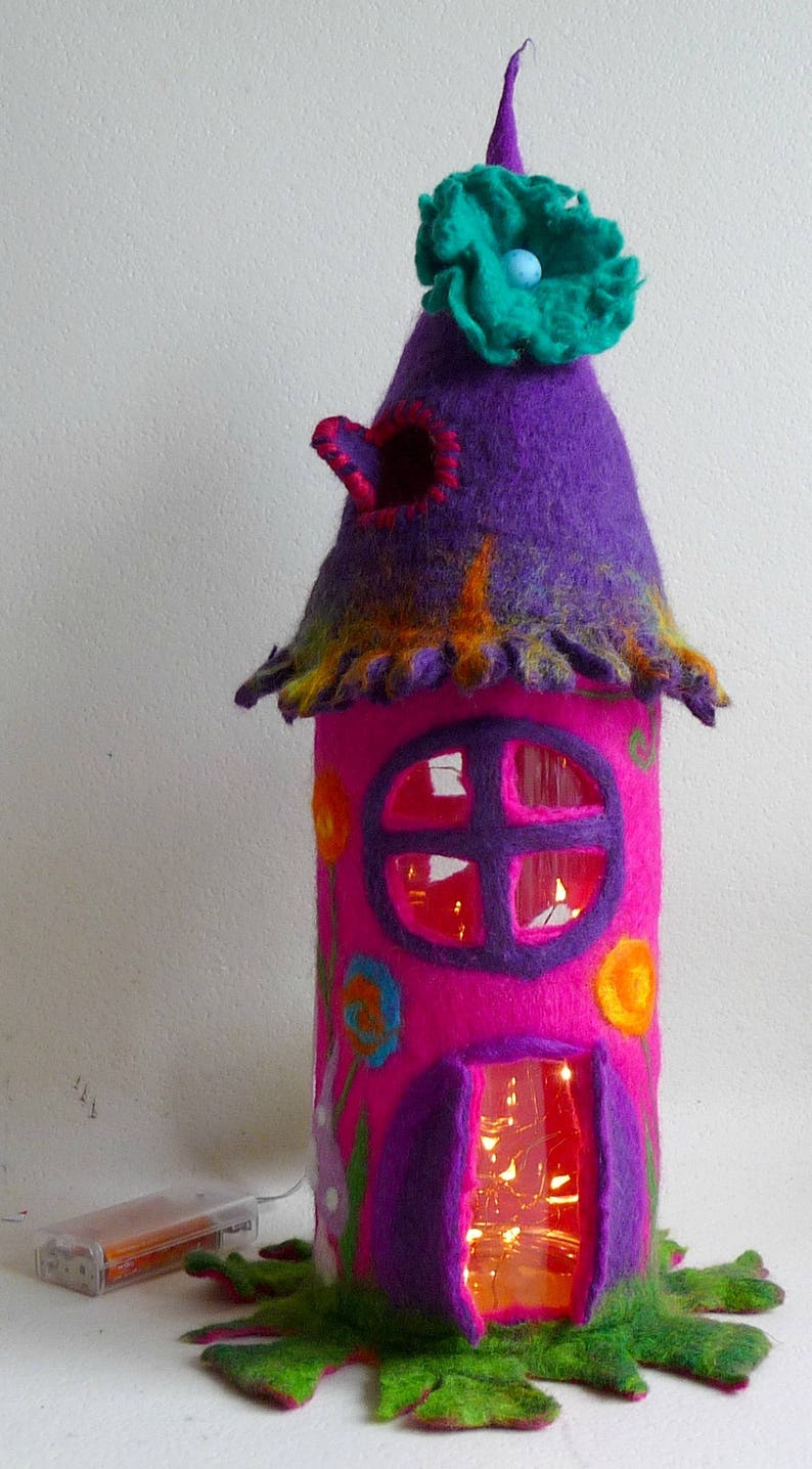 Fairy Lamp Fairy House Tea Light Holder Bedside Lamp Night | Etsy