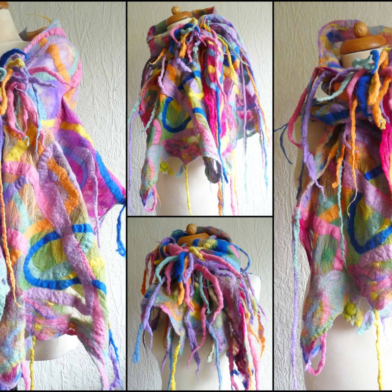 Nuno Felted Scarf - Etsy