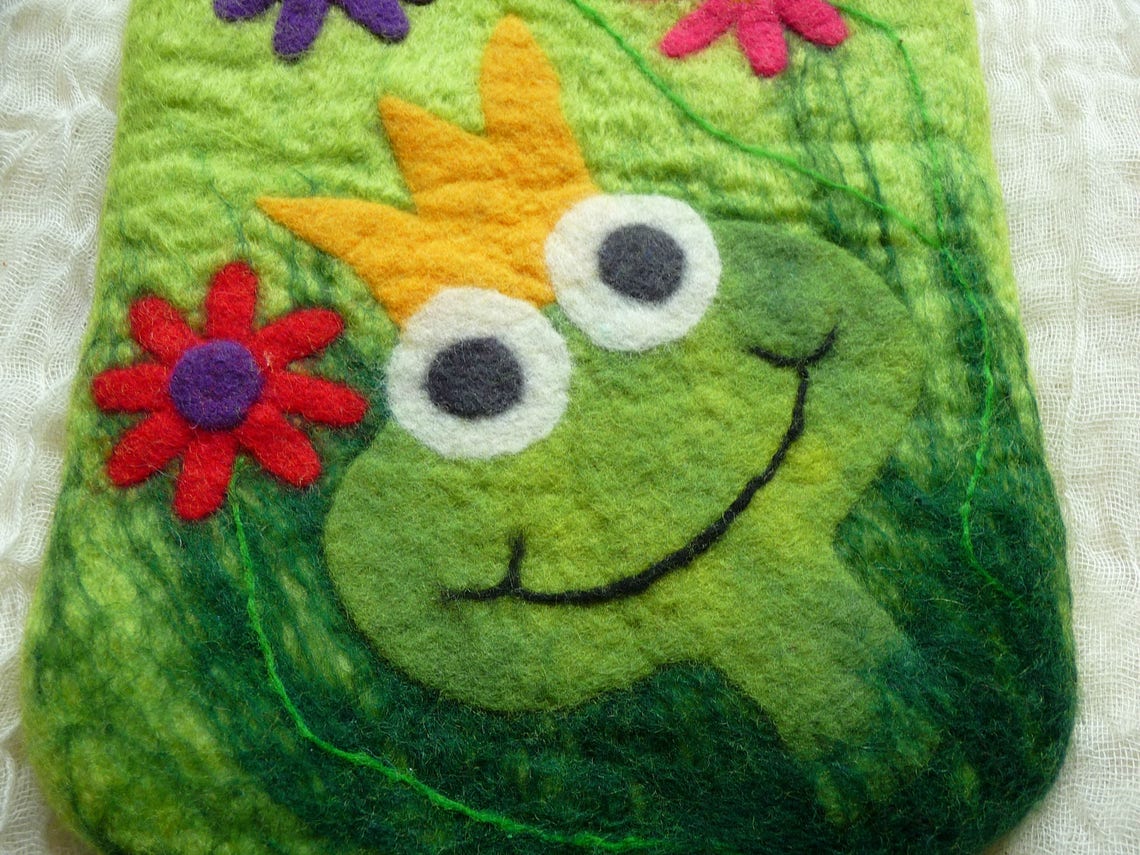 Hot Water Bottle Felted Cosy Cover Handmade Felted Wool | Etsy