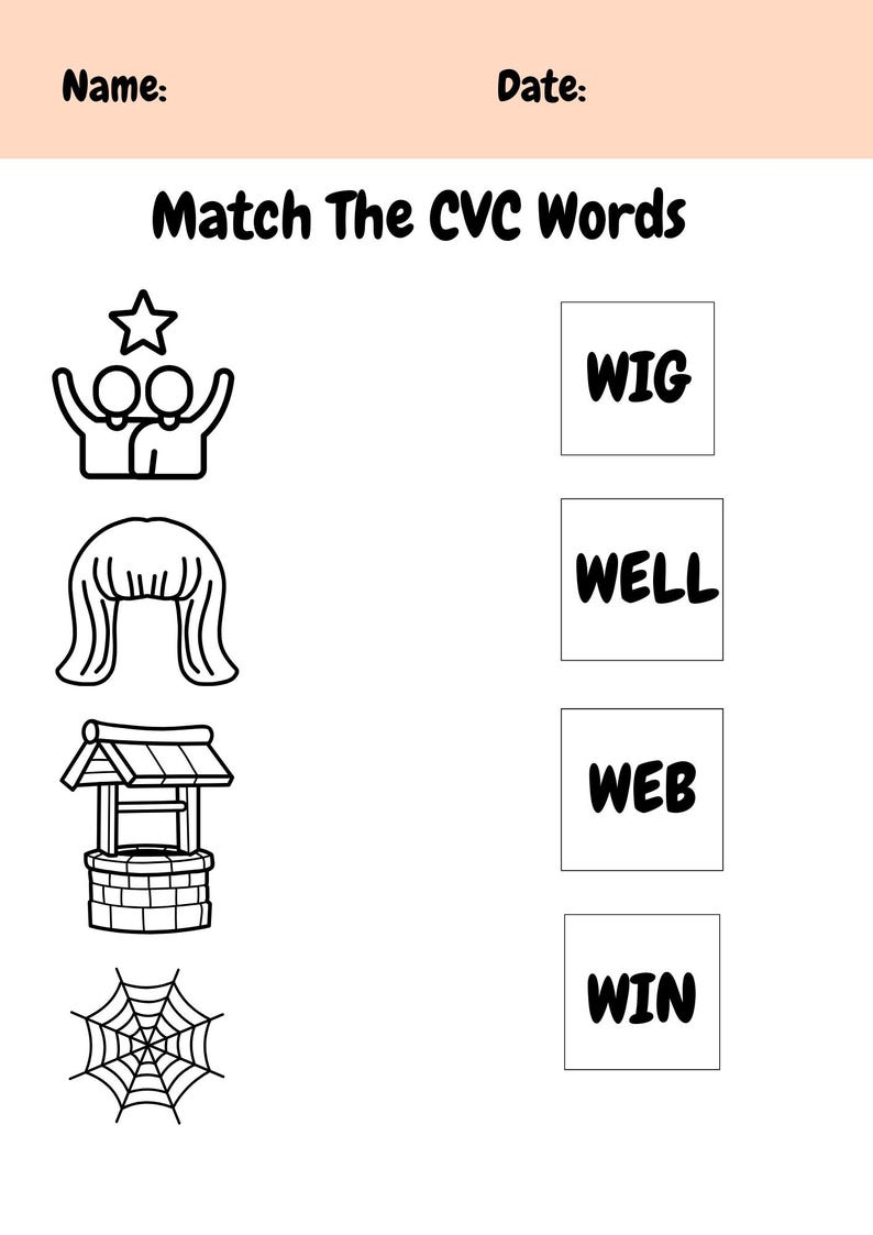 CVC Words U-Z Printable Flashcards & Worksheets | Phonics Reading ...